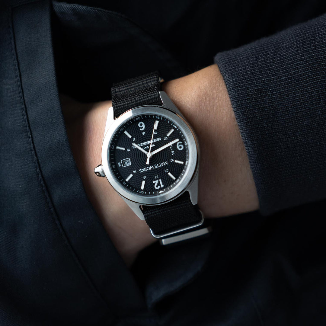 SOLUTION-01 SS Black / Active – MATTE WORKS